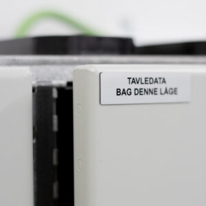 Control Panel Labels - Control Panel label with strong adhesive foam.